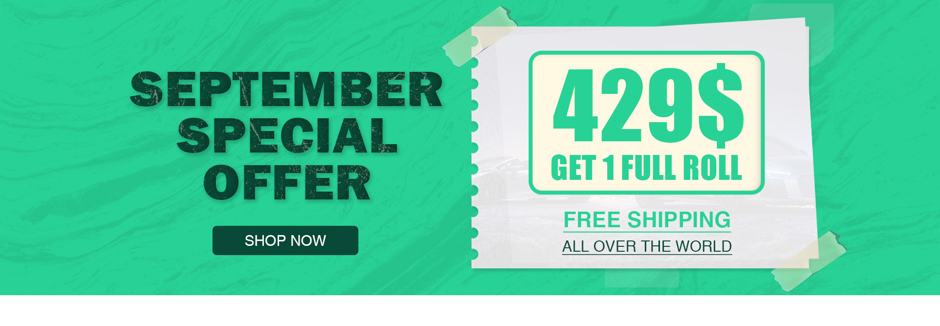 September Special Offer - ravoony.com