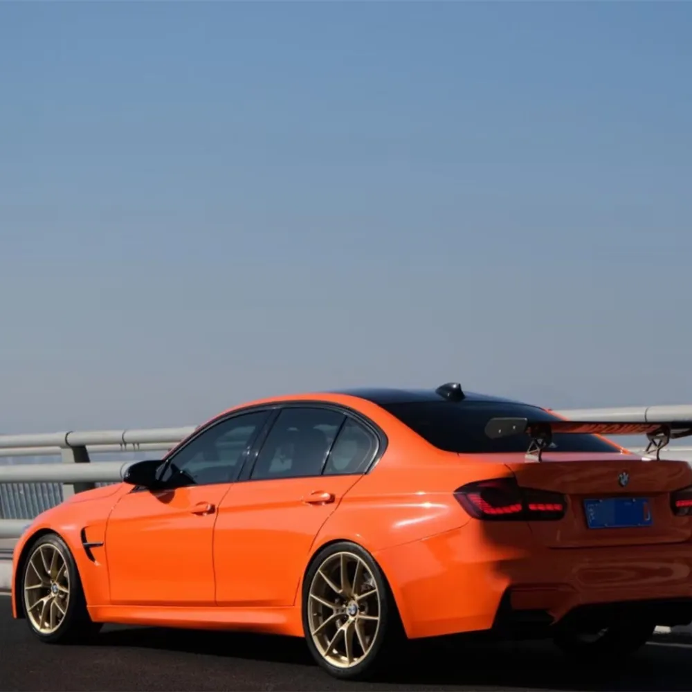 Best Ravoony Gloss Orange Car Wrap - ravoony.com