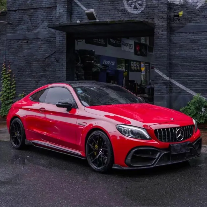Best Ravoony Glossy Crystal Ferrari Red Car Vinyl Wrap - ravoony.com