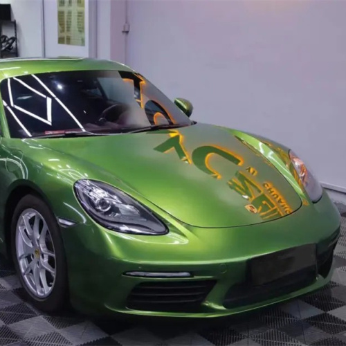 Best Ravoony Metallic Mamba Green Car Vinyl Wrap - ravoony.com