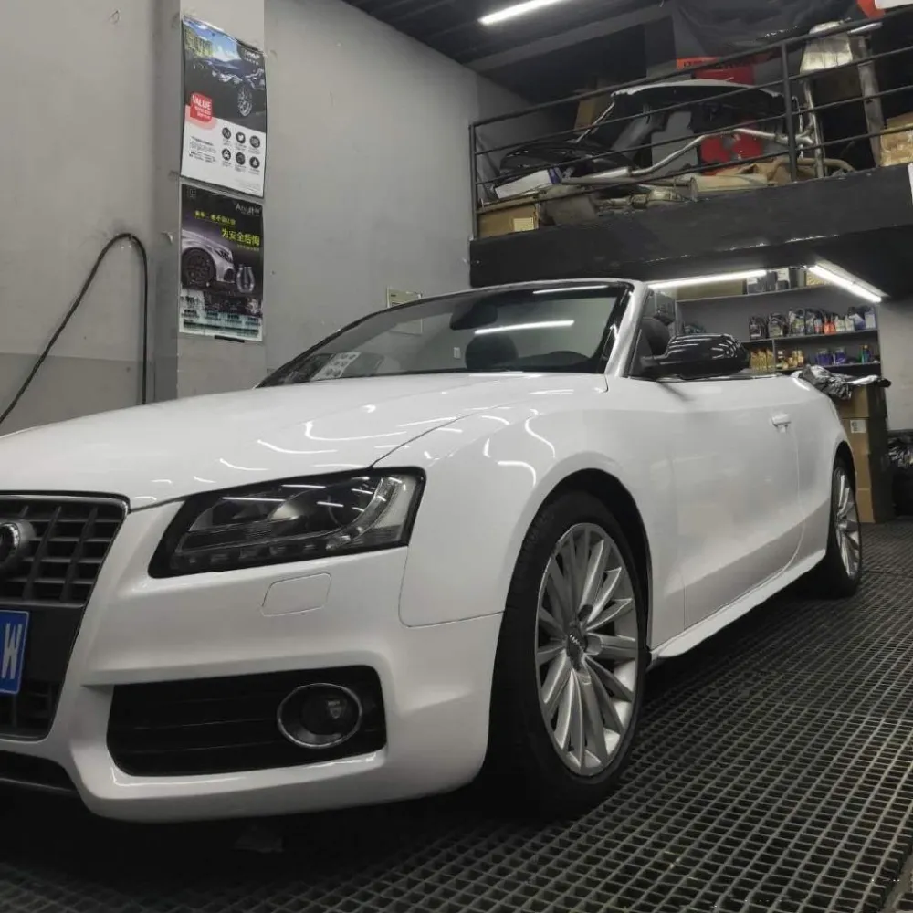 Best Ravoony Crystal White Car Vinyl Wrap - ravoony.com