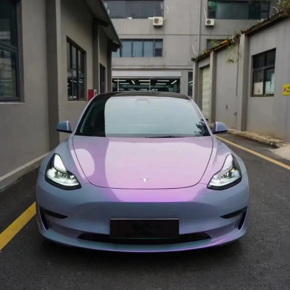 Best Ravoony Twin Candy Grey Purple Color Fliper Car Wrap - ravoony.com