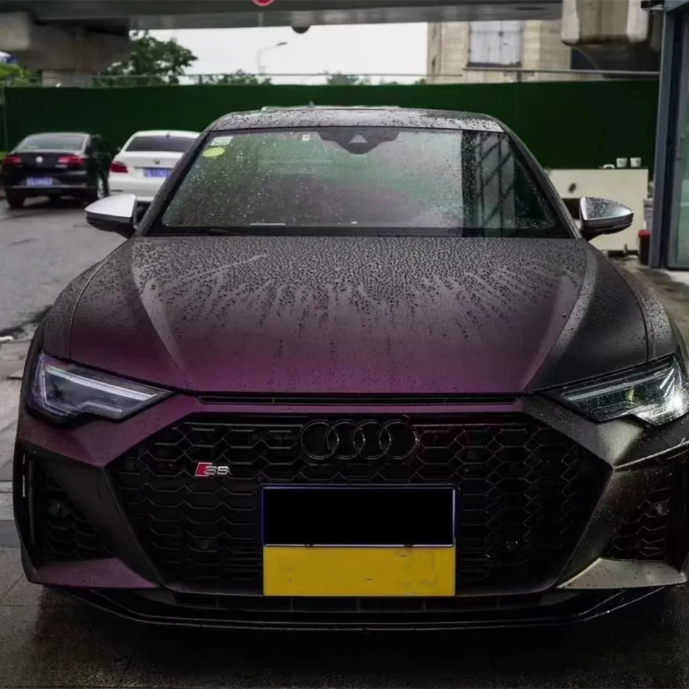 Best Ravoony Ultimate Flat Magic Purple Car Vinyl Wrap - ravoony.com