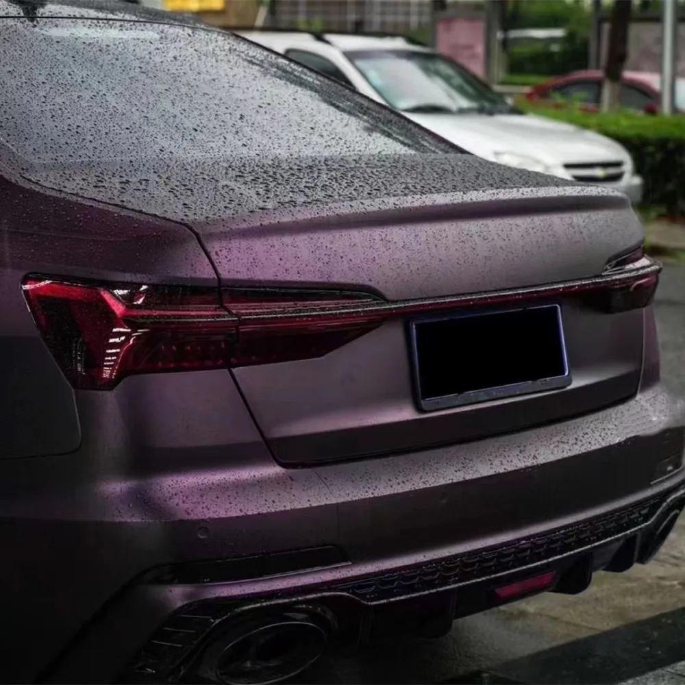 Best Ravoony Ultimate Flat Magic Purple Car Vinyl Wrap - ravoony.com