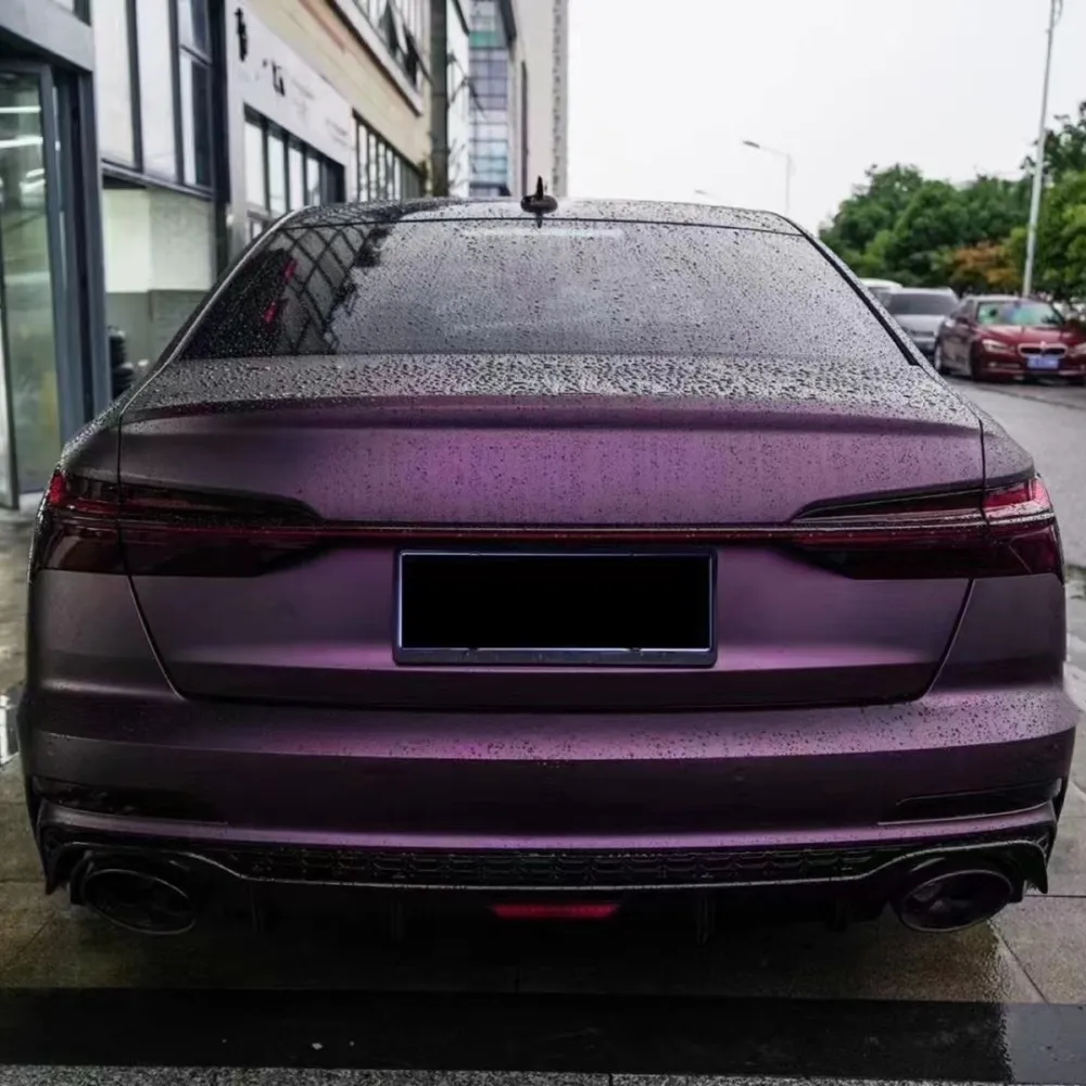 Best Ravoony Ultimate Flat Magic Purple Car Vinyl Wrap - ravoony.com
