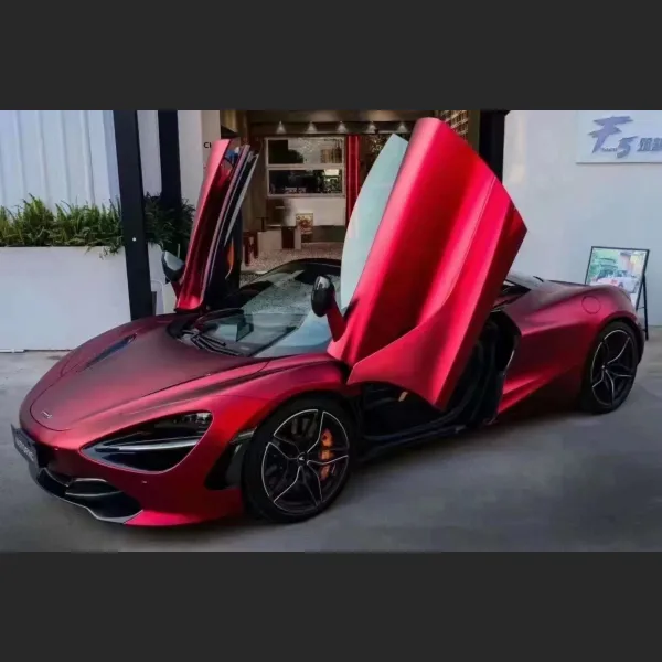 Best Ravoony Matte Romanee Red Car Wrap - ravoony.com