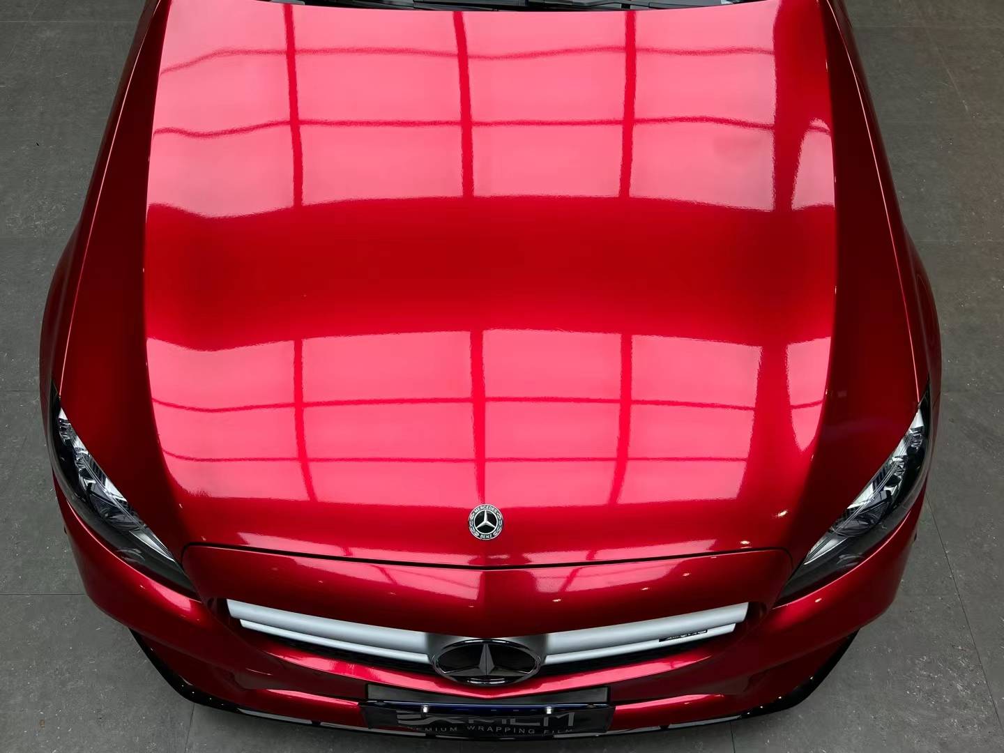 Best Ravoony Gloss Metallic Vampire Red Car Vinyl Wrap - ravoony.com