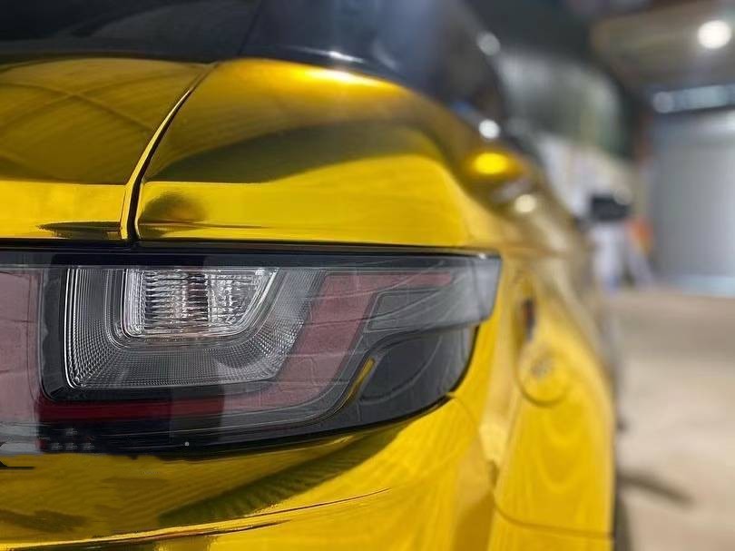 Best Ravoony Yellow Gold Chrome Vinyl Car Wrap - ravoony.com