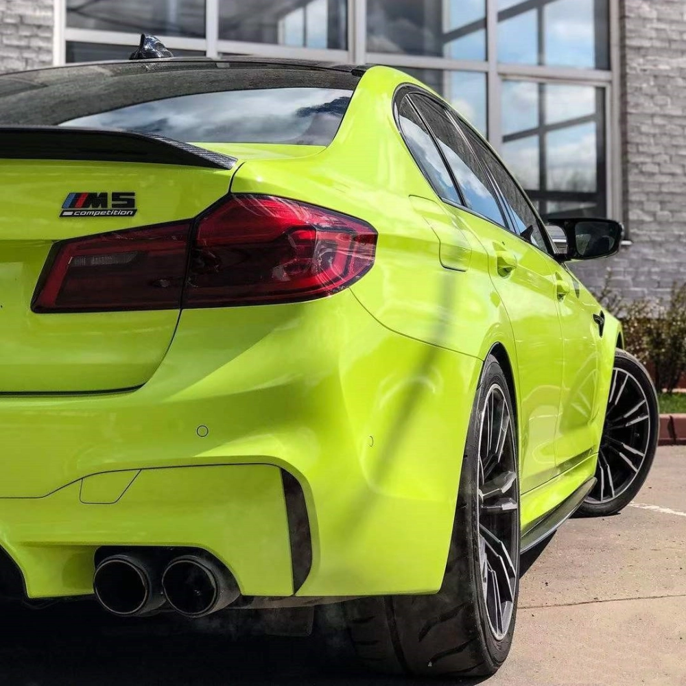 Best Ravoony Fluorescence Yellow Car Vinyl Wrap - ravoony.com