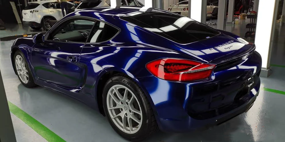 Best Ravoony Gloss BMW Tanzanite Blue Car Vinyl Wrap - ravoony.com