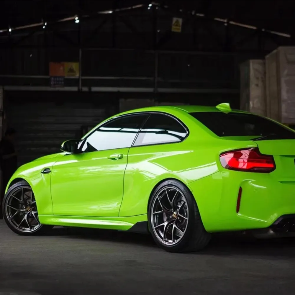 Best Ravoony Fluorescent Green Car Vinyl Wrap - ravoony.com