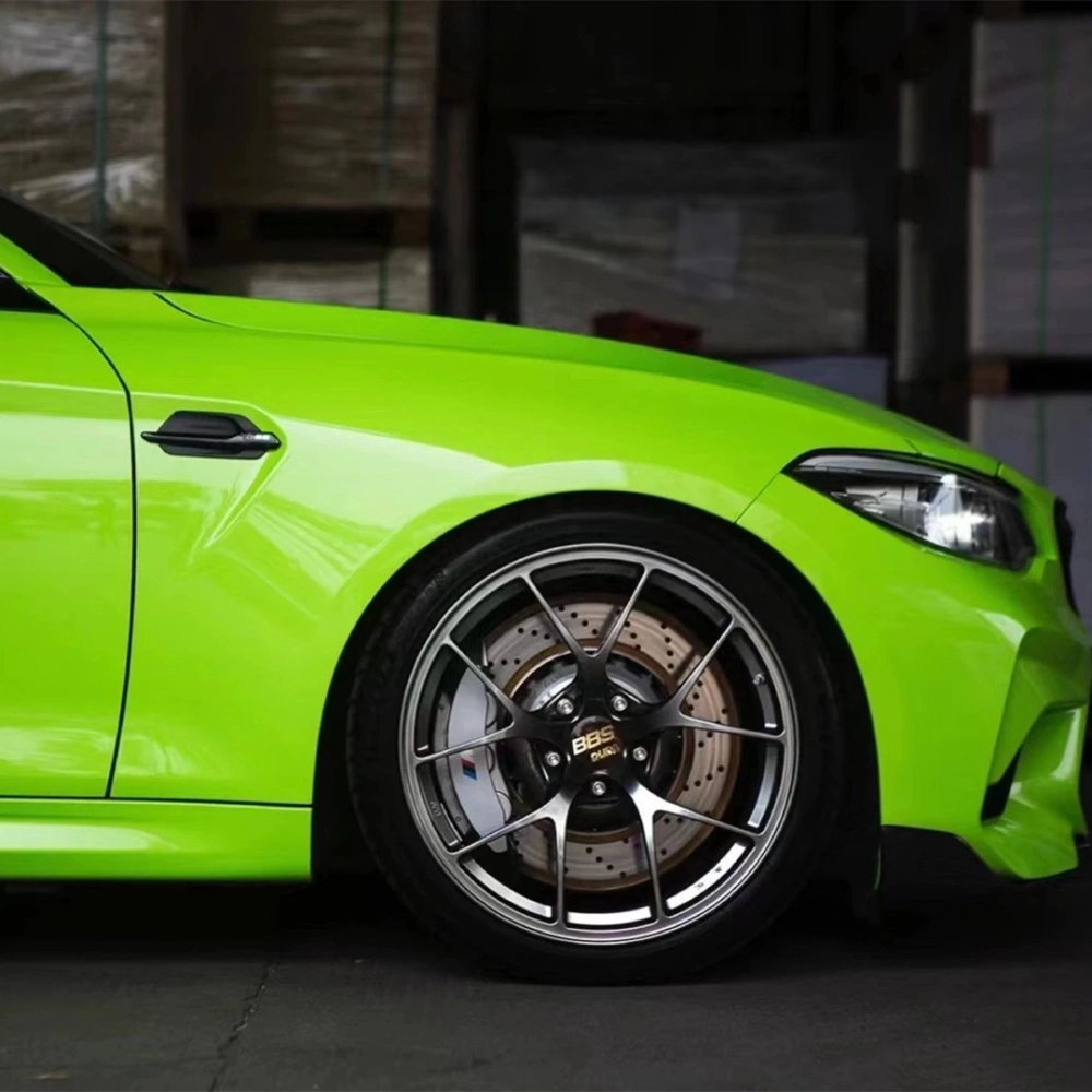 Best Ravoony Fluorescent Green Car Vinyl Wrap - ravoony.com