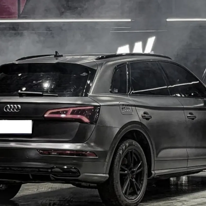 Gloss Graphite Grey Car Vinyl Wrap, Best Ravoony BMW Gloss Graphite ...