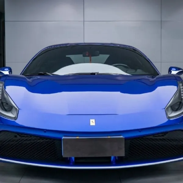 Gloss Metallic Blueberry Blue Vinyl Car Wrap, Best Ravoony Gloss ...