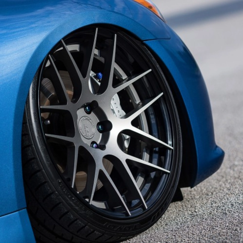 metallic shadow blue wrap