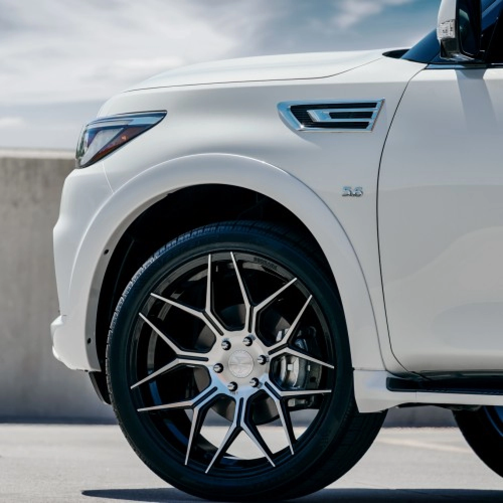 QX80 Wrap, Best Ravoony Gloss White Car Wrap QX80 Wrap.com