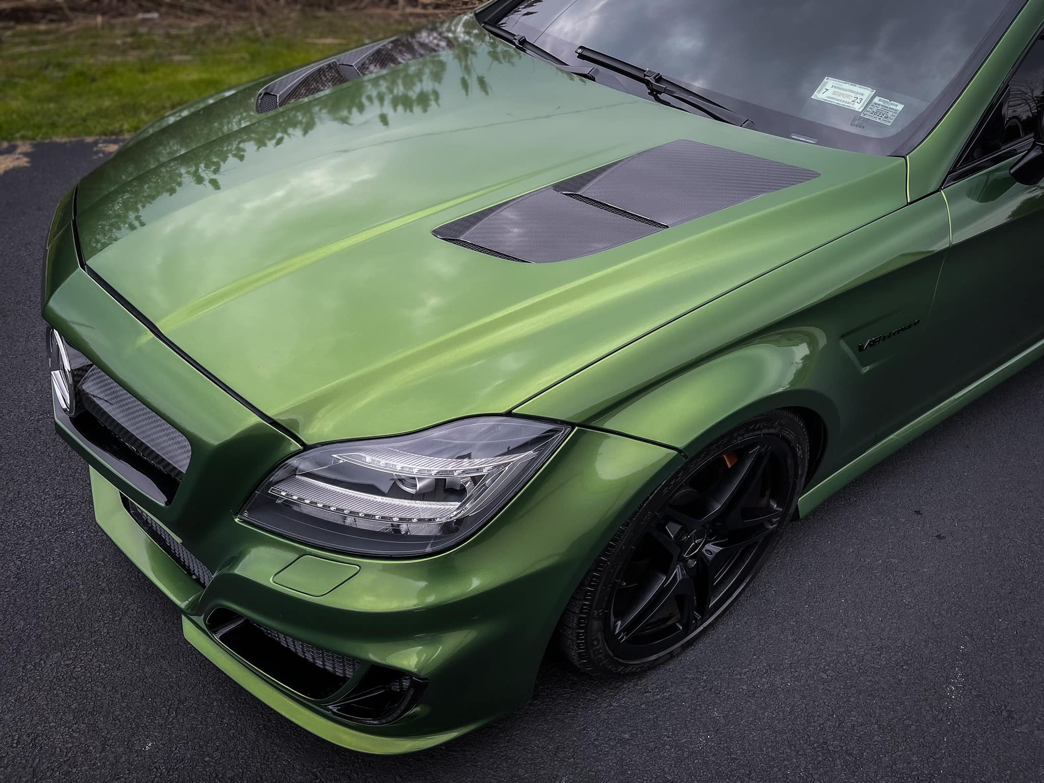 Best Ravoony Metallic Mamba Green Car Vinyl Wrap - ravoony.com