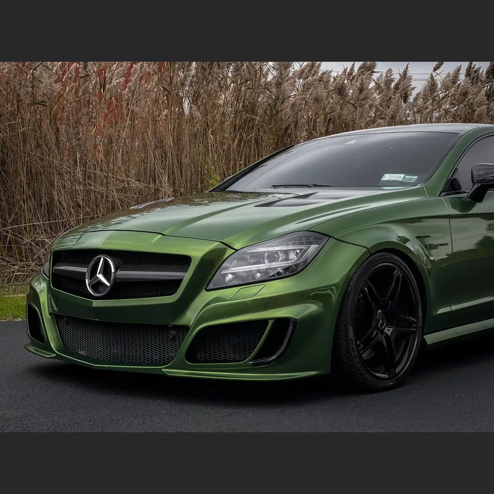 Best Ravoony Metallic Mamba Green Car Vinyl Wrap - ravoony.com