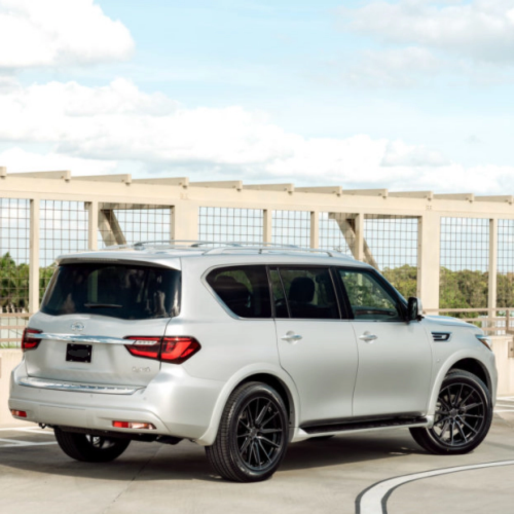 QX80 Wrap, Best Ravoony Ultimate Flat Silver Car Vinyl Wrap QX80 Wrap ...