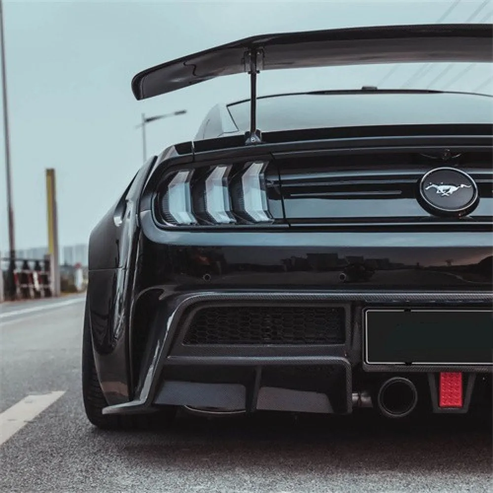 Mustang Vinyl Wrap, Best Ravoony Gloss Black Car Wrap Mustang Vinyl ...