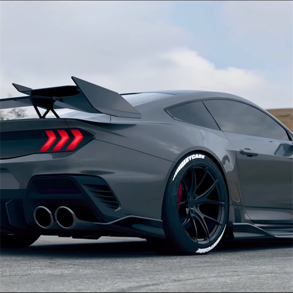 Mustang Vinyl Wrap, Best Ravoony Gloss Nardo Grey Wrap Mustang Vinyl ...