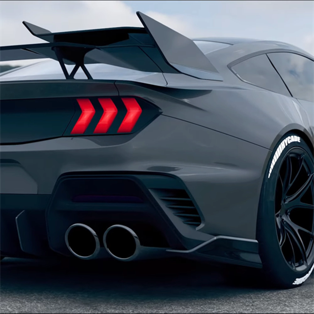 Mustang Vinyl Wrap, Best Ravoony Gloss Nardo Grey Wrap Mustang Vinyl ...