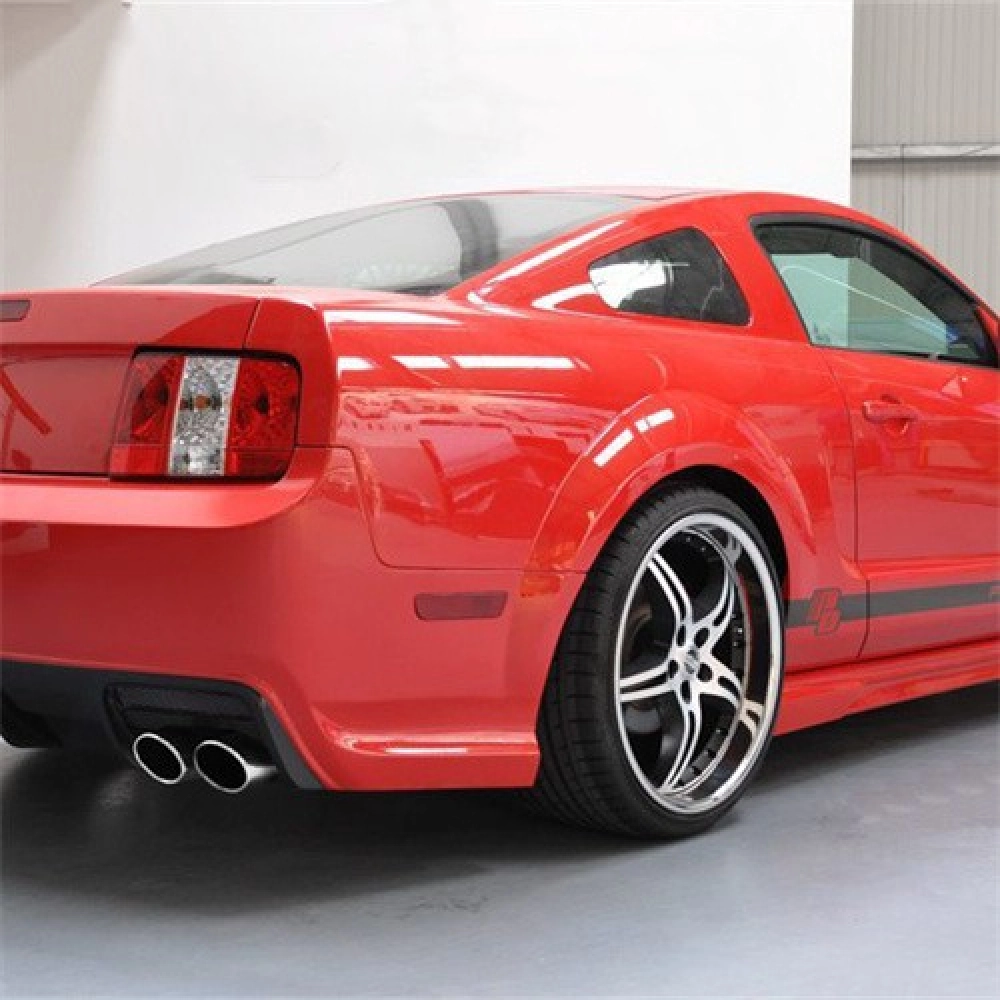 Mustang Vinyl Wrap, Best Ravoony Glossy Crystal Red Vinyl Car Wrap ...