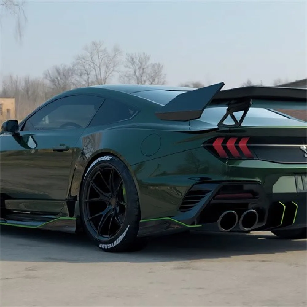 Mustang Vinyl Wrap, Best Ravoony Metal Sonoma Green Car Vinyl Wrap ...