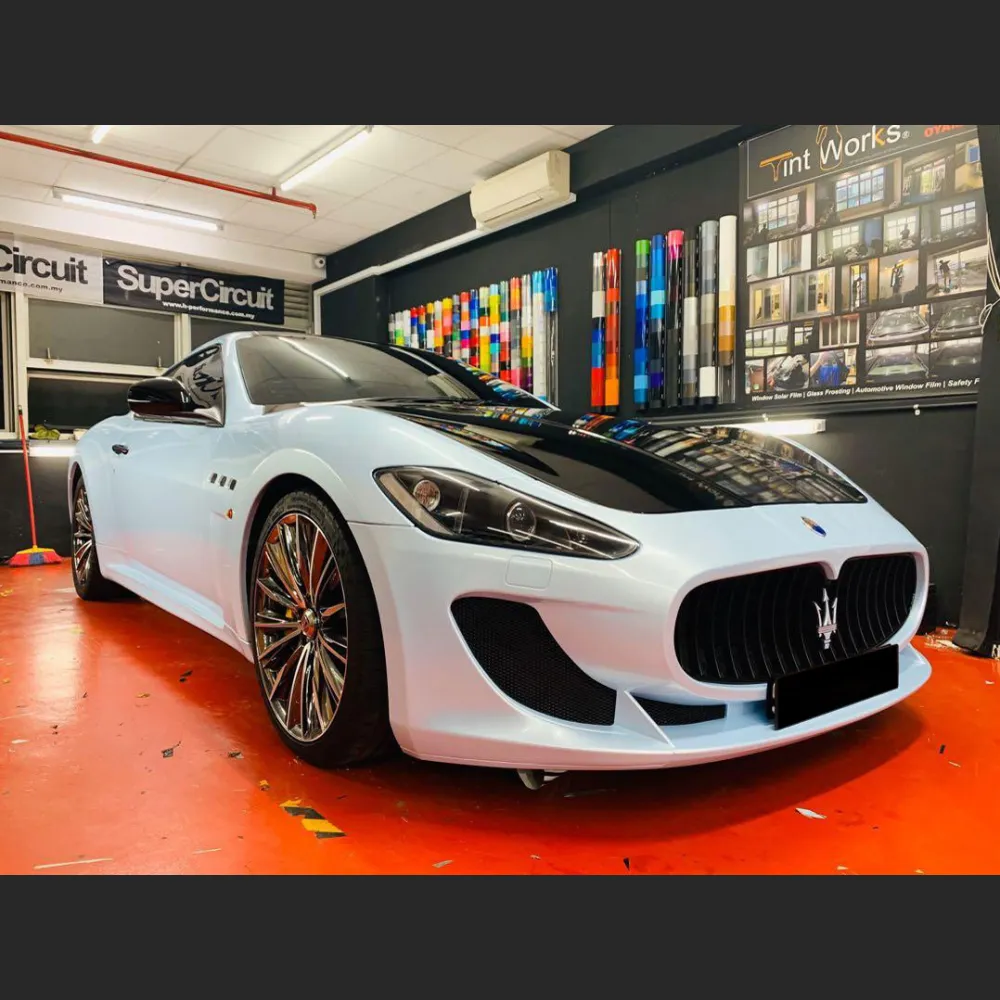 Best Ravoony Glossy Macaron Jazz Blue Car Vinyl Wrap - ravoony.com