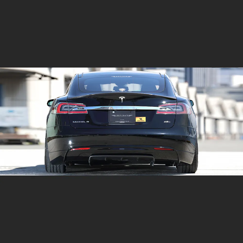 Tesla Model S Wrap, Best Ravoony Glossy Crystal Black Car Vinyl Wrap ...