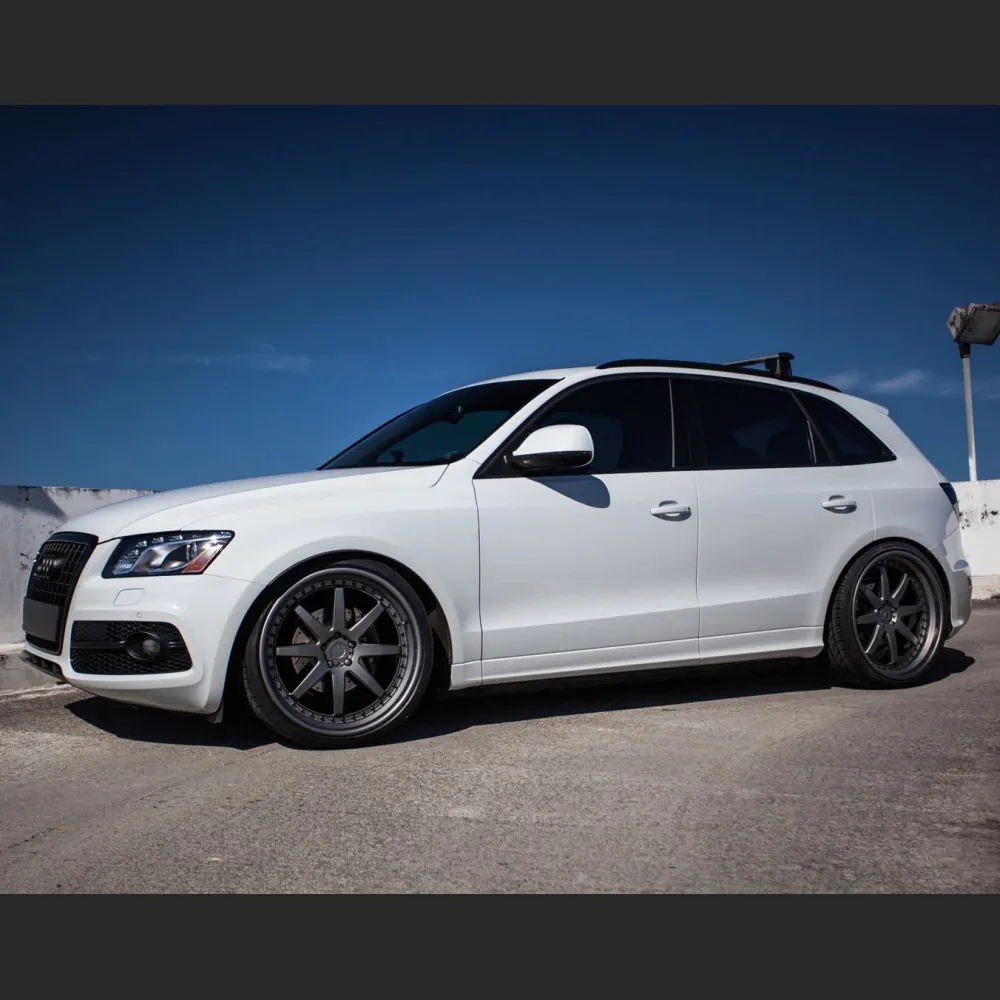 Audi Q5 Wrap, Best Ravoony Gloss Crystal White Car Vinyl Wrap Audi Q5 ...