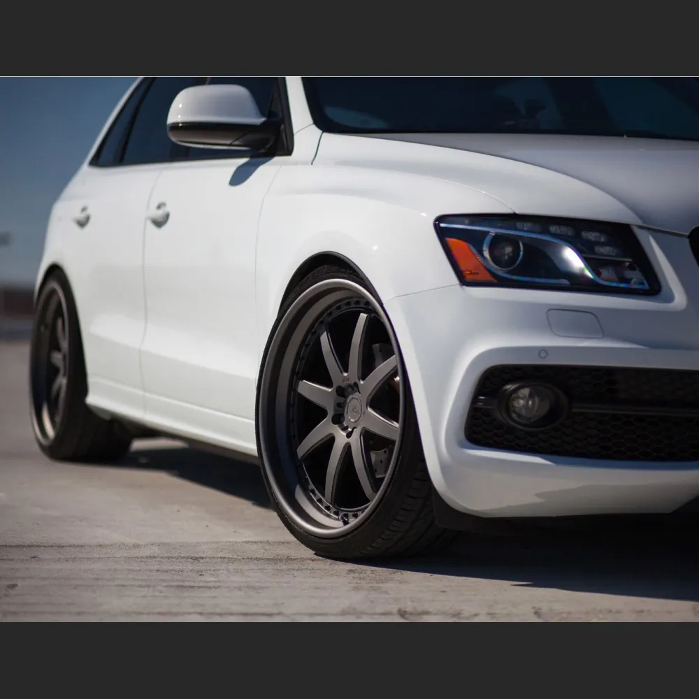 Audi Q5 Wrap, Best Ravoony Gloss Crystal White Car Vinyl Wrap Audi Q5 ...