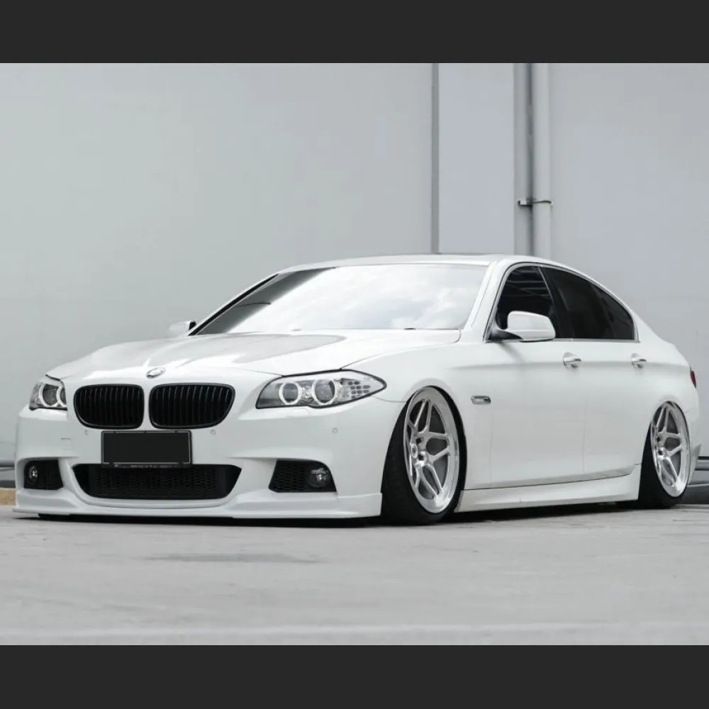 BMW 5 Series Wrap, Best Ravoony Gloss Crystal White Car Vinyl Wrap BMW ...