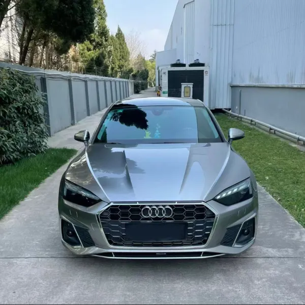 Audi A5 Wrap, Best Ravoony Metal Liquid Silver Car Vinyl Wrap Audi A5 ...