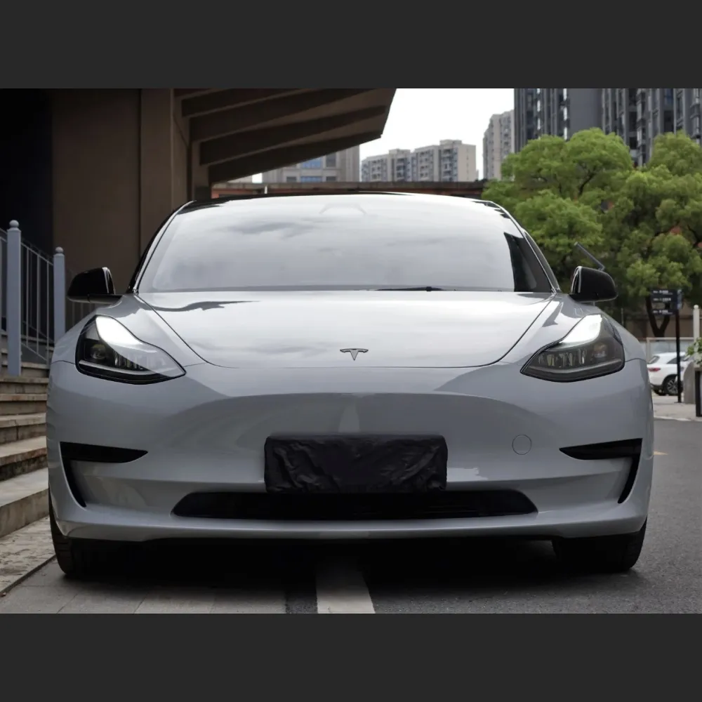 Tesla Model Y Wrap, Best Ravoony BMW Brooklyn Grey Vinyl Wrap Tesla ...