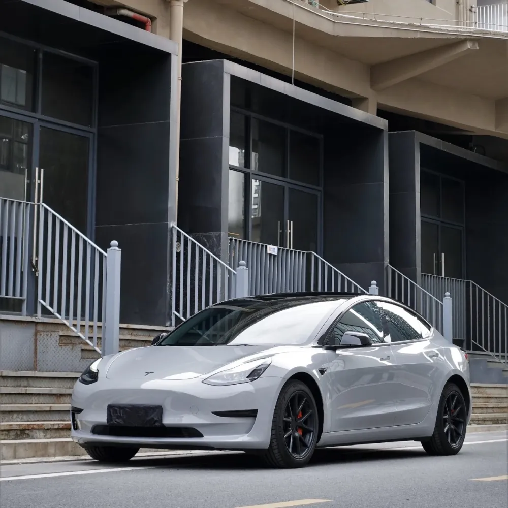 Tesla Model Y Wrap, Best Ravoony BMW Brooklyn Grey Vinyl Wrap Tesla ...