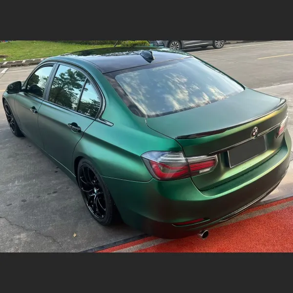 BMW 3 Series Wrap,Best Ravoony Matte Venom Green Car Wrap BMW 3 Series ...