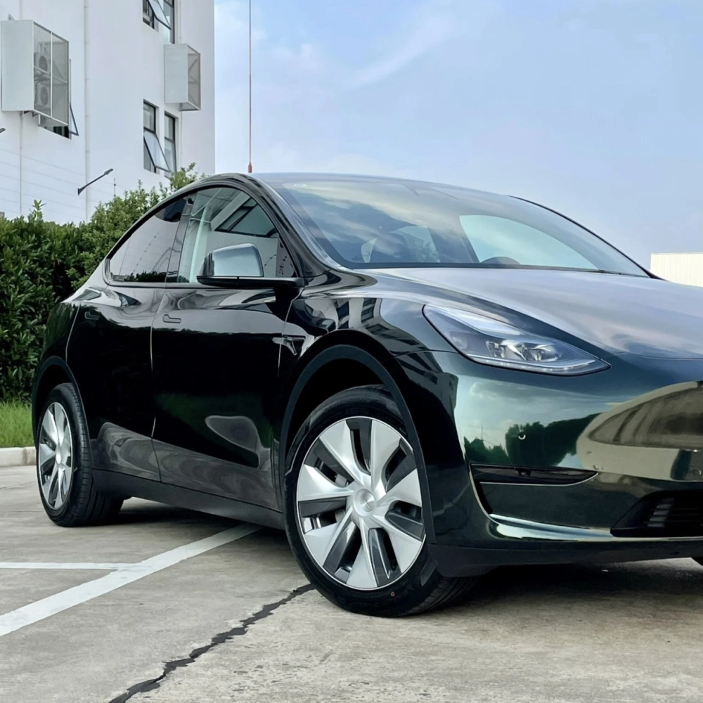 Tesla Model 3 Wrap, Best Ravoony Pearlized Emerald Green Car Vinyl Wrap ...
