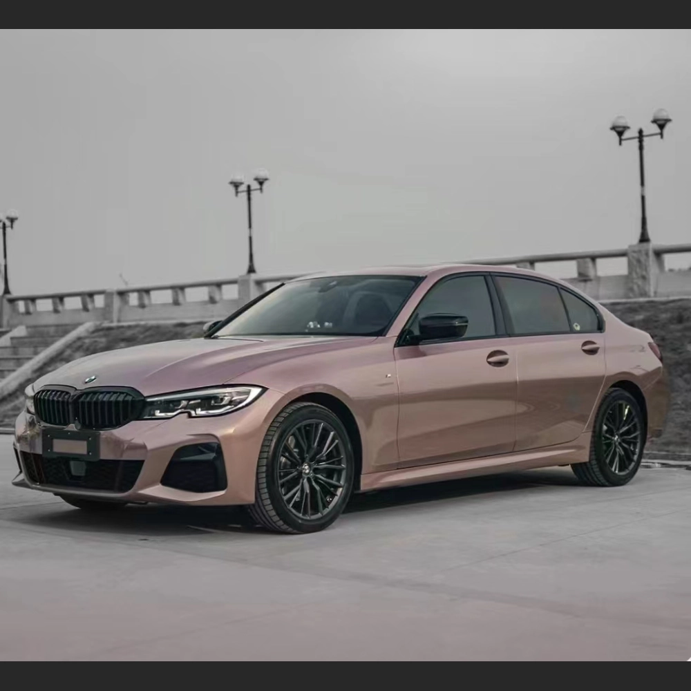 BMW 3 Series Wrap ,Best Ravoony Strawberry Pink Car Vinyl Wrap BMW 3 ...