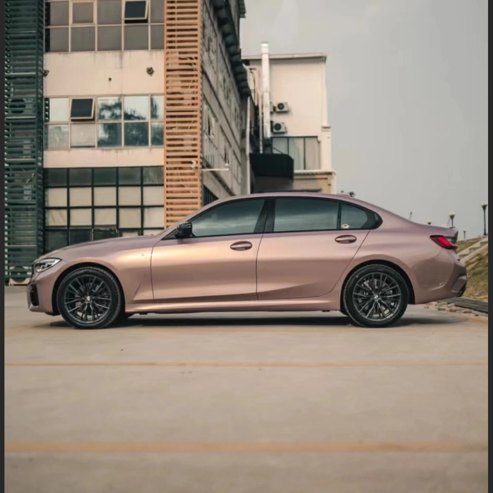 BMW 3 Series Wrap ,Best Ravoony Strawberry Pink Car Vinyl Wrap BMW 3 ...