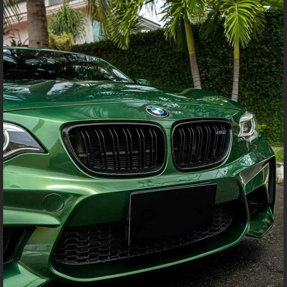 BMW M2 Wrap, Best Ravoony Metal Sonoma Green Car Vinyl Wrap BMW M2 Wrap ...