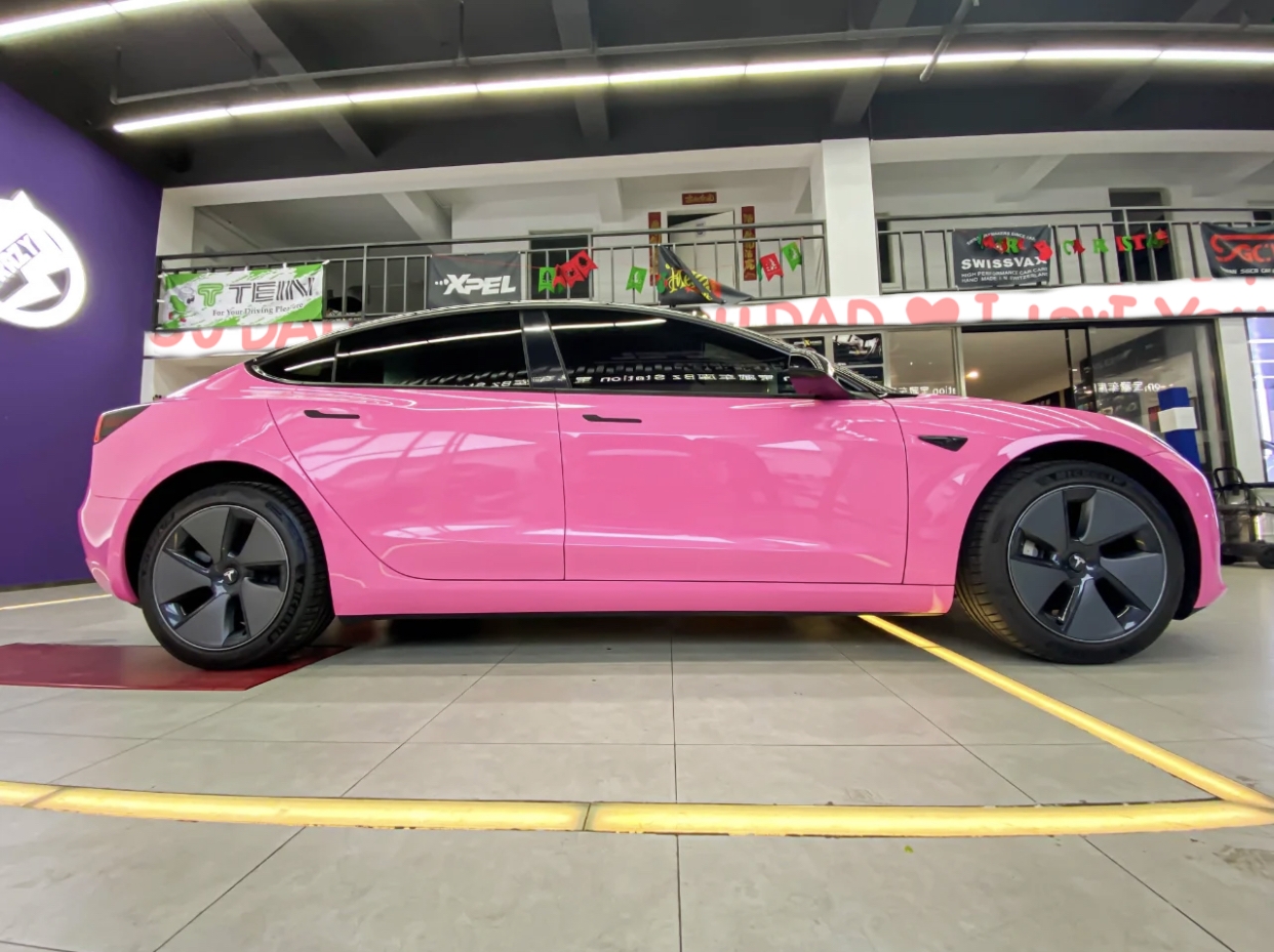 Pink tesla price store