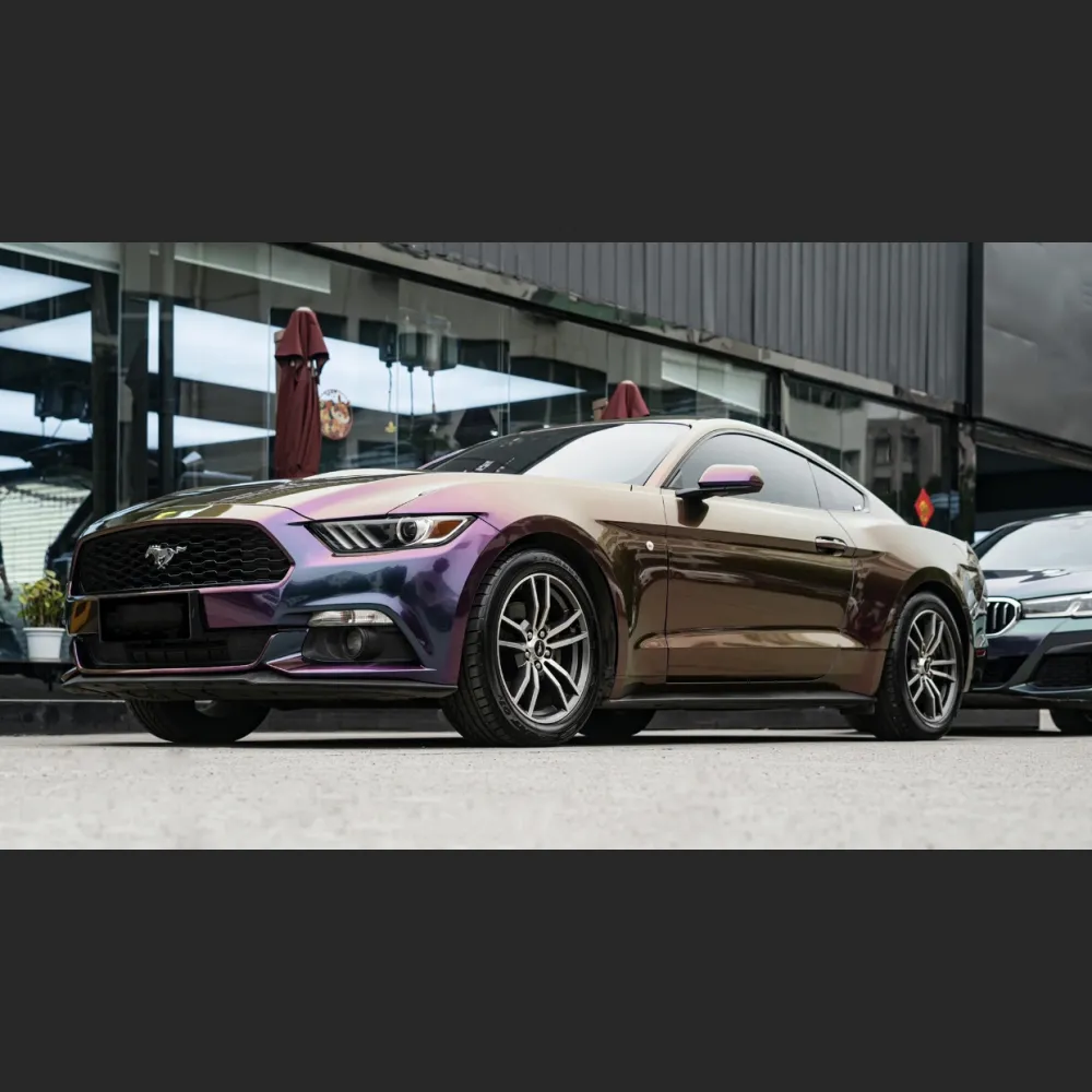 Mustang Wrap,Best Ravoony Gloss Flowing Phantom Purple Chameleon Wrap ...