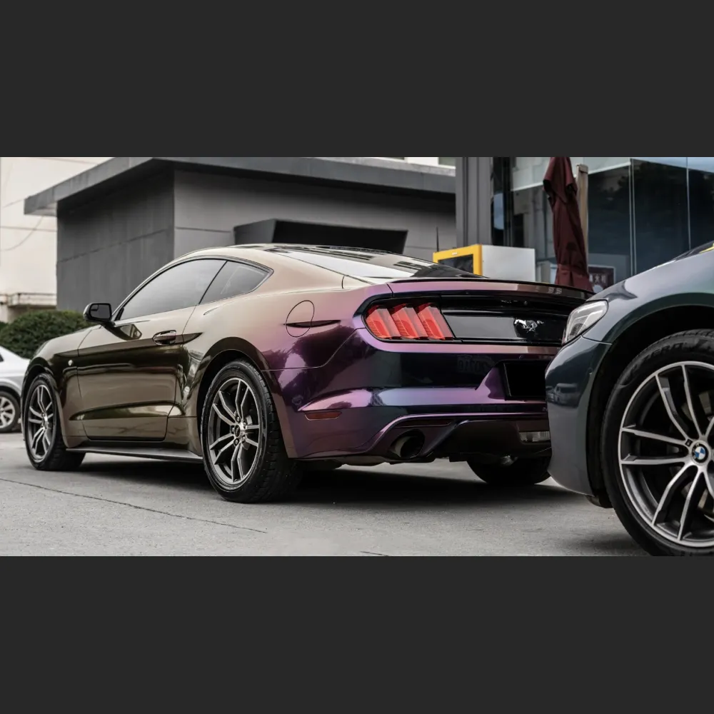Mustang Wrap,Best Ravoony Gloss Flowing Phantom Purple Chameleon Wrap ...