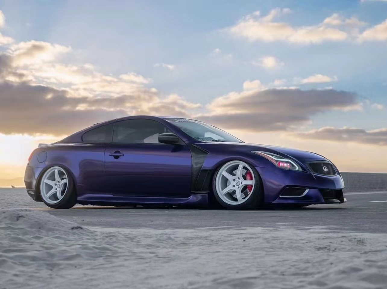 G37 Wrap,Best Ravoony Gloss Midnight Purple Car Vinyl Wrap G37 Wrap - midnight purple wrap ...