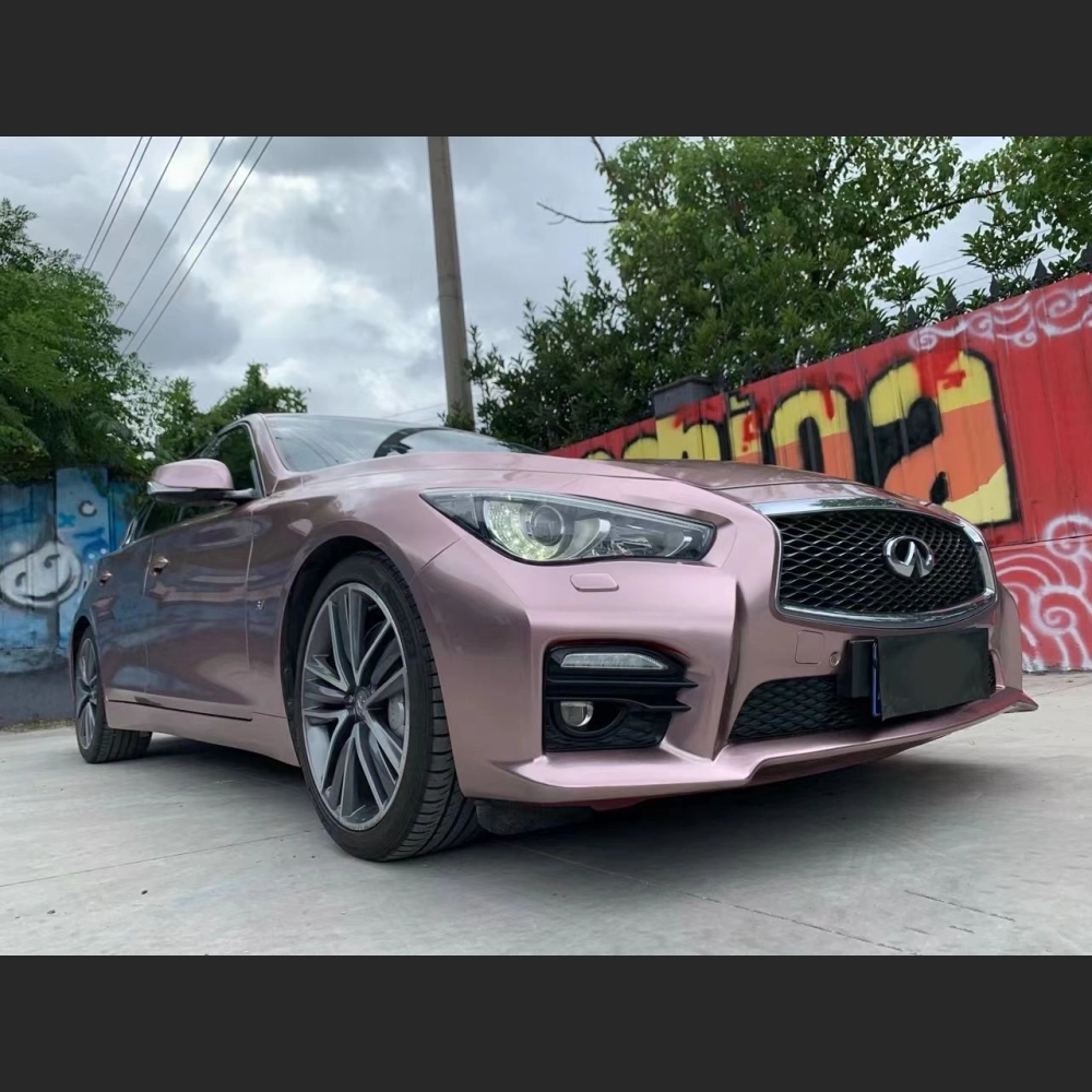 Q50 Wrap ,Best Ravoony Strawberry Pink Car Vinyl Wrap Q50 Wrap ...