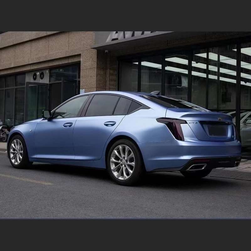 Best Ravoony Pure Metal Mist Blue Car Vinyl Wrap - ravoony.com