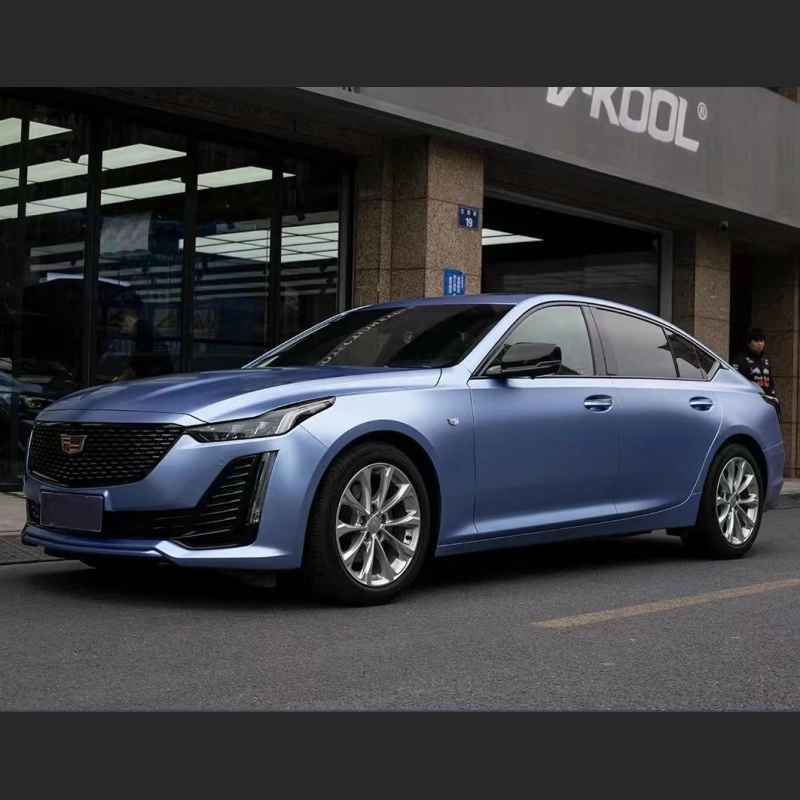 Best Ravoony Pure Metal Mist Blue Car Vinyl Wrap - ravoony.com