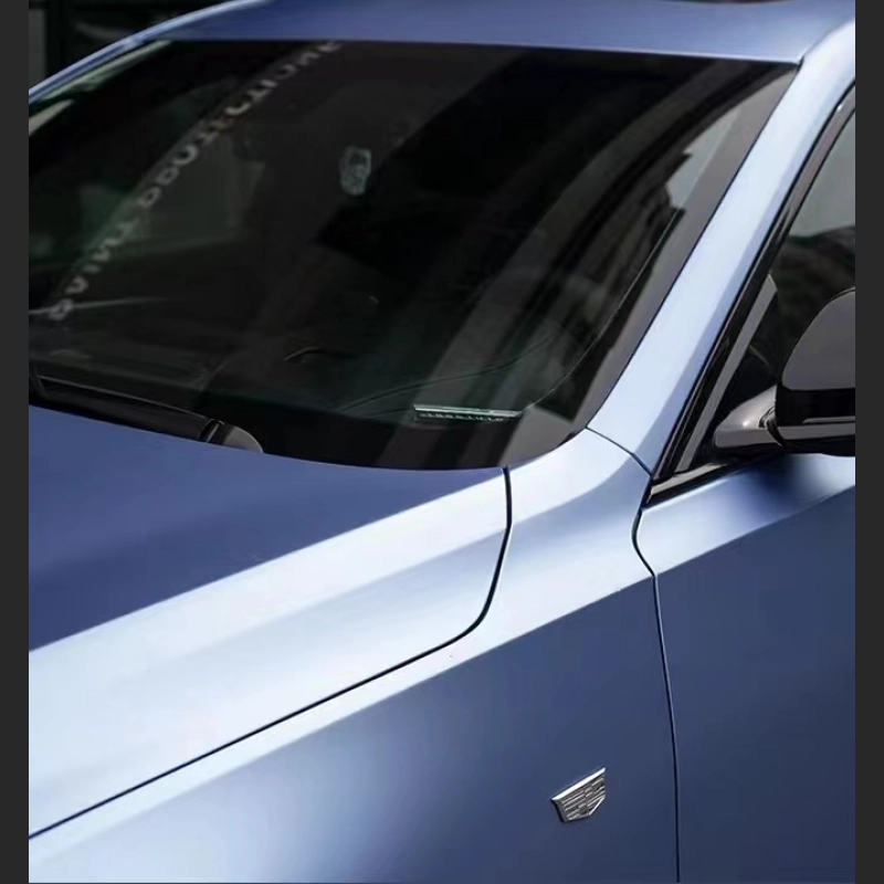 Best Ravoony Pure Metal Mist Blue Car Vinyl Wrap - ravoony.com