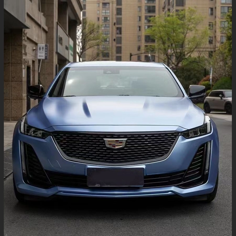 Best Ravoony Pure Metal Mist Blue Car Vinyl Wrap - ravoony.com